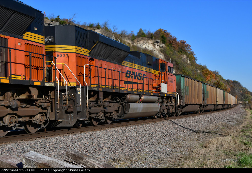 BNSF 9333 Roster shot.